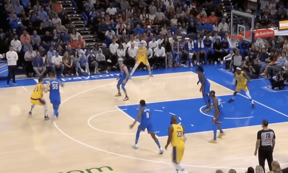 Luka Doncic Ejected After Controversial Technical Foul In Tense Encounter With Thunder Fan ...
